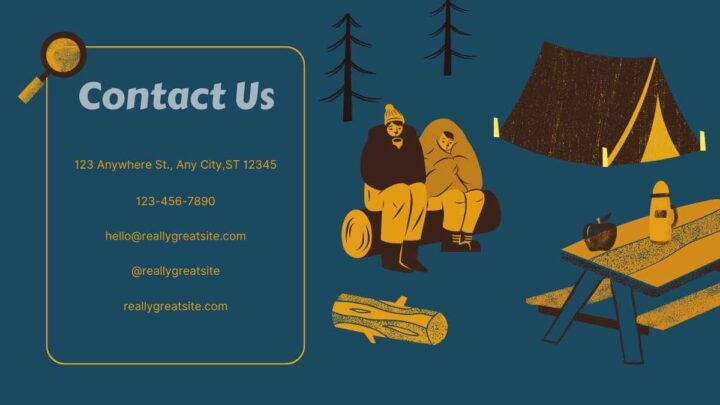 Illustrated Camping Field Trip. Free PPT & Google Slides Template ...