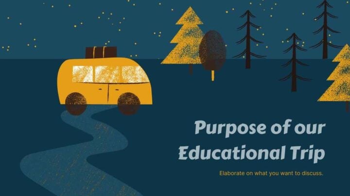 Illustrated Camping Field Trip. Free PPT & Google Slides Template ...