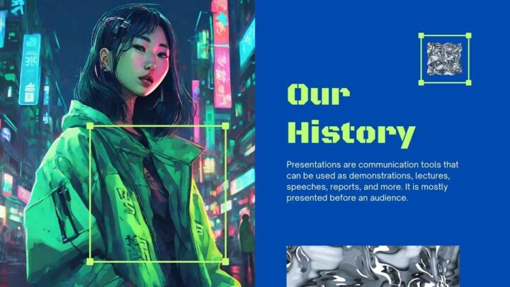 Neon Cyberpunk Style . Free PPT & Google Slides Template — SlidesCarnival