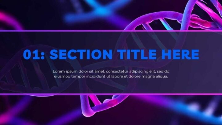 DNA: The Human Body Recipe. Free PPT & Google Slides Template ...