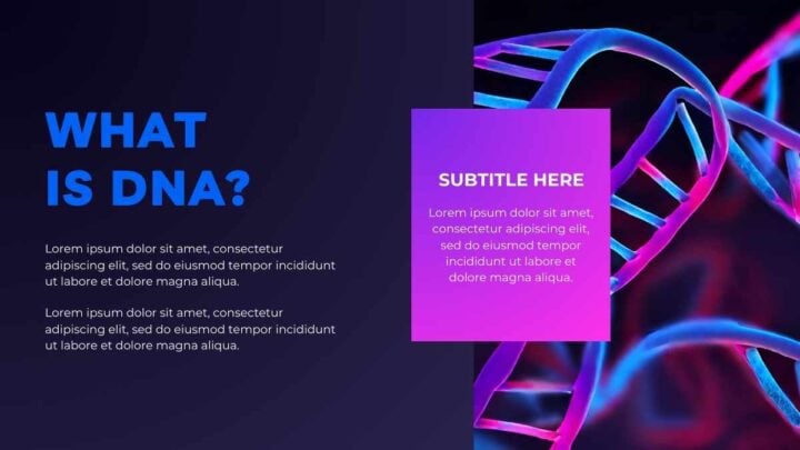 DNA: The Human Body Recipe. Free PPT & Google Slides Template ...