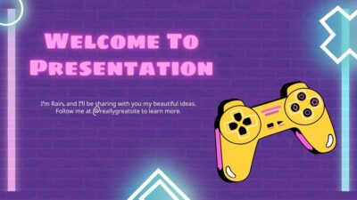 It's Gaming Week. Free Slides Template — SlidesCarnival