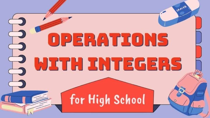 Operations with Integers Lesson for High School. Free PPT & Google ...