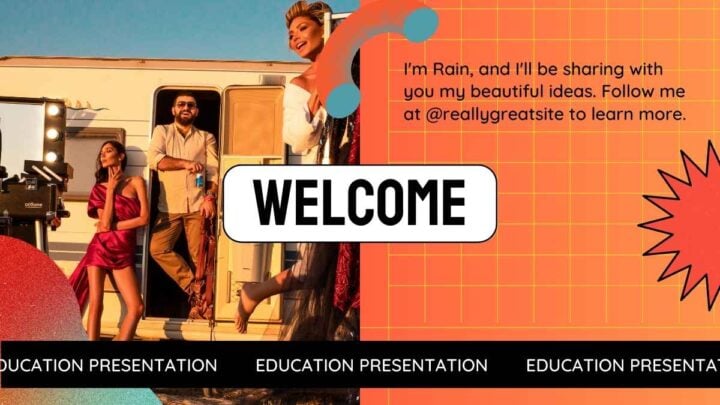 Funky Cinema & Film Major Education. Free PPT & Google Slides Template ...