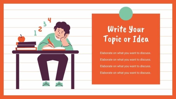 Illustrated Mathematics Quiz. Free PPT & Google Slides Template ...