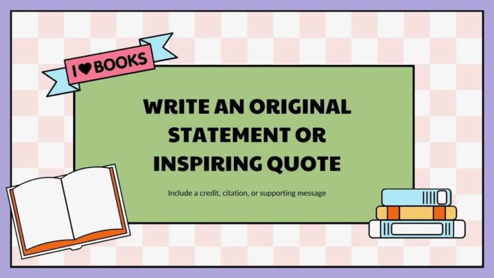 Pastel Checkerboard Scrapbook Colorful Book Report. Free PPT & Google ...