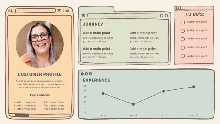 Customer Journey Persona . Free Infographics Template — SlidesCarnival