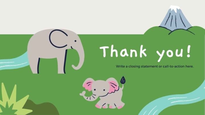Pastel Illustrative and Cute Animal Newsletter. Free PPT & Google ...