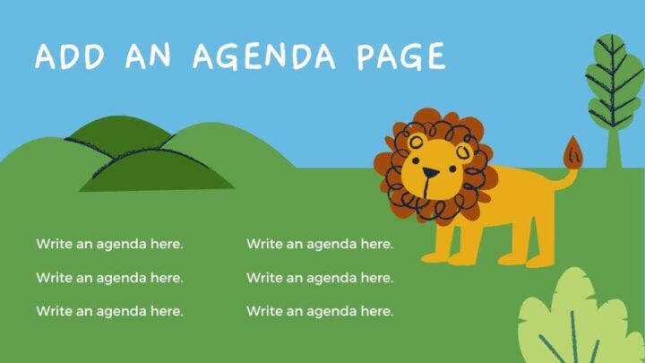 Pastel Illustrative and Cute Animal Newsletter. Free PPT & Google ...