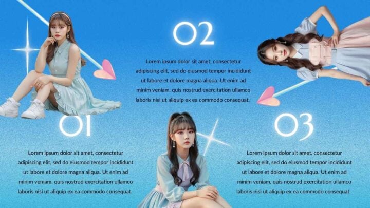 KPOP Dreamcore Aesthetic Background. Free PPT & Google Slides Template ...