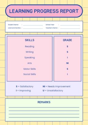Learning Progress Report. Free PPT & Google Slides Template ...