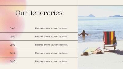 Gradient Spring Break Memory Book. Free Presentation Template ...