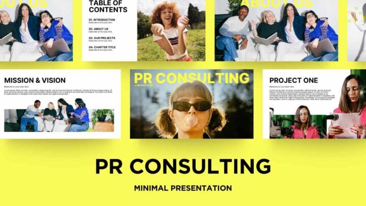 PR Consulting. Free Presentation Template — SlidesCarnival