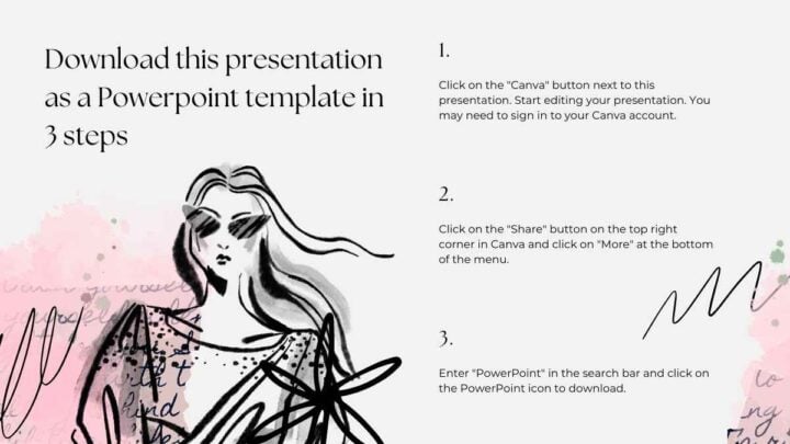 Pink Aesthetic Scrapbook Style Newsletter. Free Presentation Template ...