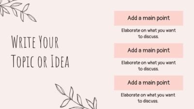 Pink and Light Pink Minimalistic Floral Spring. Free Presentation ...