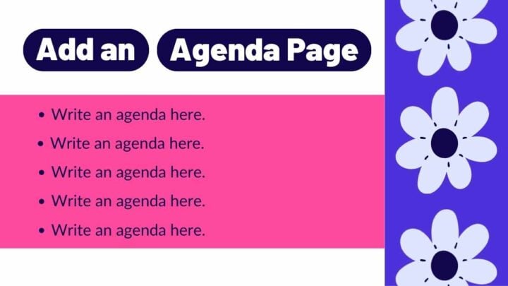 Pink and Purple Colorblock Geometric Bold Floral Resume. Free ...