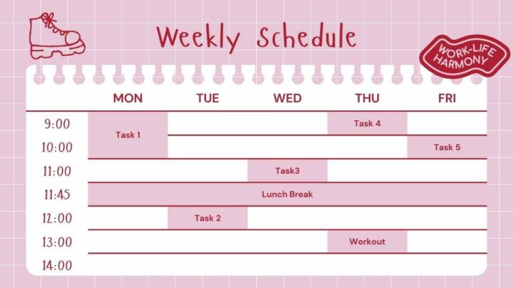 Cute Doodle Daily Agenda. Free Presentation Template — SlidesCarnival