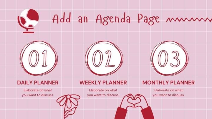 Cute Doodle Daily Agenda. Free Presentation Template — SlidesCarnival