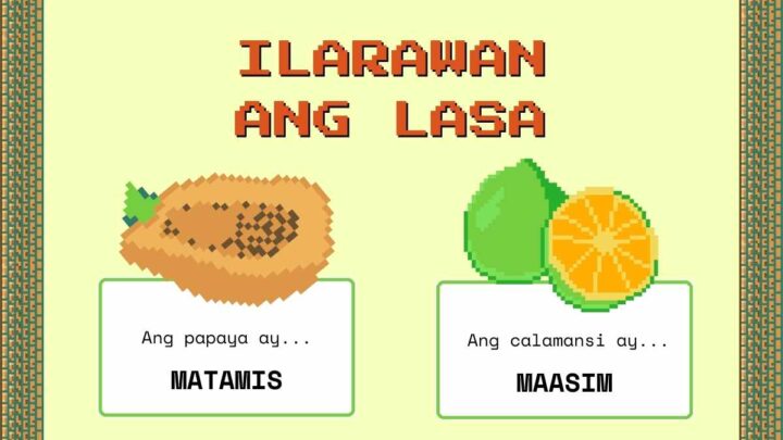 Pixel Art Wikang Filipino Lesson for Kindergarten. Free Lesson Slides ...