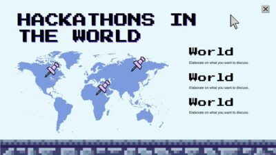 Video Game Creation Hackathon. Free Slides Template — SlidesCarnival