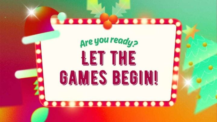 Family Feud Christmas Party Edition Game. Free Slides Template ...