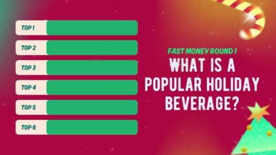 Family Feud Christmas Party Edition Game. Free Slides Template ...