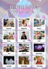 Highlight of My Year Worksheet. Free PPT & Google Slides Template ...