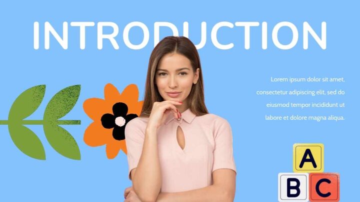 Playful Illustrated Alphabet Flashcards. Free PPT & Google Slides ...