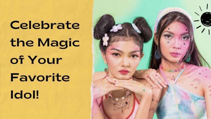 Kpop Idol Birthday Party Background. Free Slides Template — SlidesCarnival