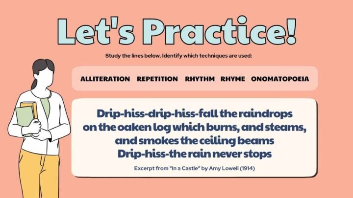 Poetic Sound Devices Lesson for High School. Free Lesson Slides ...