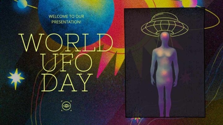 Psychedelic World UFO Day. Free PPT & Google Slides Template ...