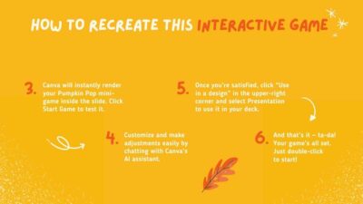 Pumpkin Pop Trivia Interactive Game. Free Game Template — SlidesCarnival