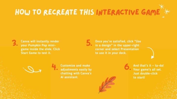 Pumpkin Pop Trivia Interactive Game. Free Game Template — SlidesCarnival