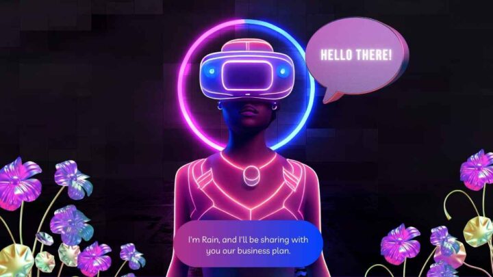 Purple Futuristic Colorful Metaverse Newsletter. Free Presentation ...