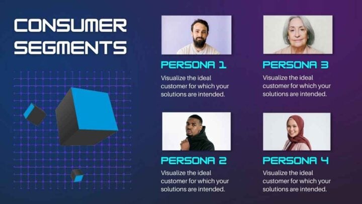 Purple Futuristic 3D Digital Transformation Proposal. Free Presentation ...