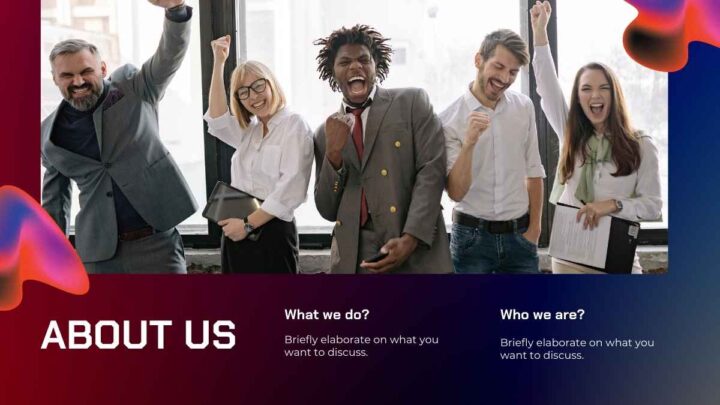 Red and Purple 3D Modern Background Pitch Deck. Free PPT & Google ...