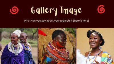 Retro African Indigenous Tribes Thesis. Free Presentation Template ...