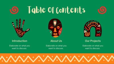 Retro African Indigenous Tribes Thesis. Free Presentation Template ...