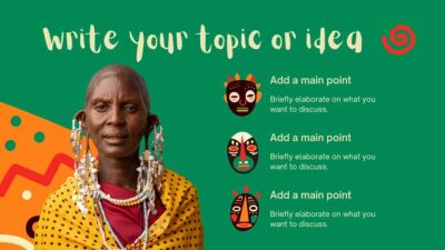 Retro African Indigenous Tribes Thesis. Free Presentation Template ...