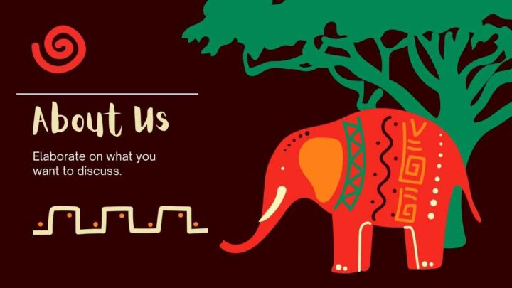 Retro African Indigenous Tribes Thesis. Free Presentation Template ...