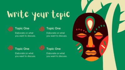 Retro African Indigenous Tribes Thesis. Free Presentation Template ...