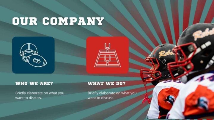 American Football Championship. Free Slides Template — SlidesCarnival