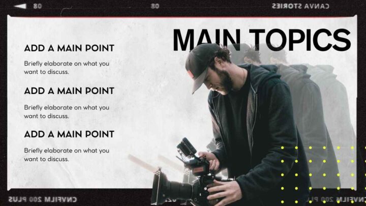 Retro Grunge Video Channel. Free Presentation Template — SlidesCarnival