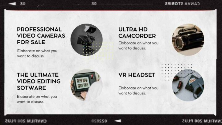 Retro Grunge Video Channel. Free Presentation Template — SlidesCarnival