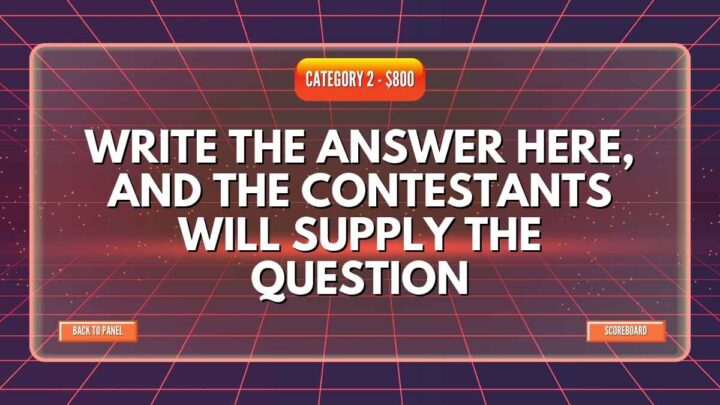 Retro Interactive Jeopardy. Free Game Slides Template — SlidesCarnival