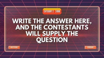 Retro Interactive Jeopardy. Free Game Slides Template — SlidesCarnival