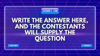Retro Interactive Jeopardy. Free Game Slides Template — SlidesCarnival