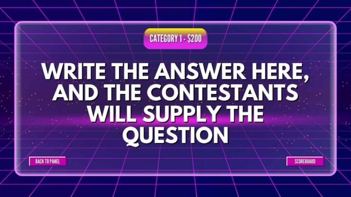Retro Interactive Jeopardy. Free Game Slides Template — SlidesCarnival