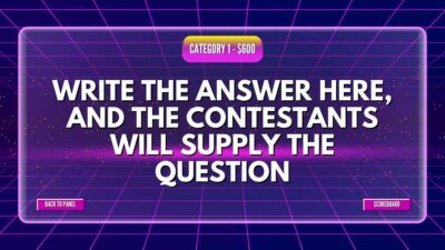 Retro Interactive Jeopardy. Free Game Slides Template — SlidesCarnival