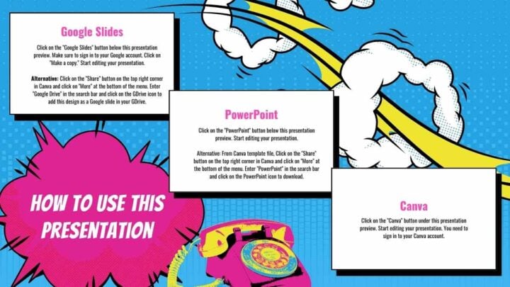 Retro Introduction to Pop Art Lesson. Free PPT & Google Slides Template ...